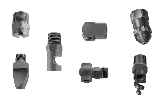 Buse de pulvérisation nettoyage et brumisation inox pvc laiton