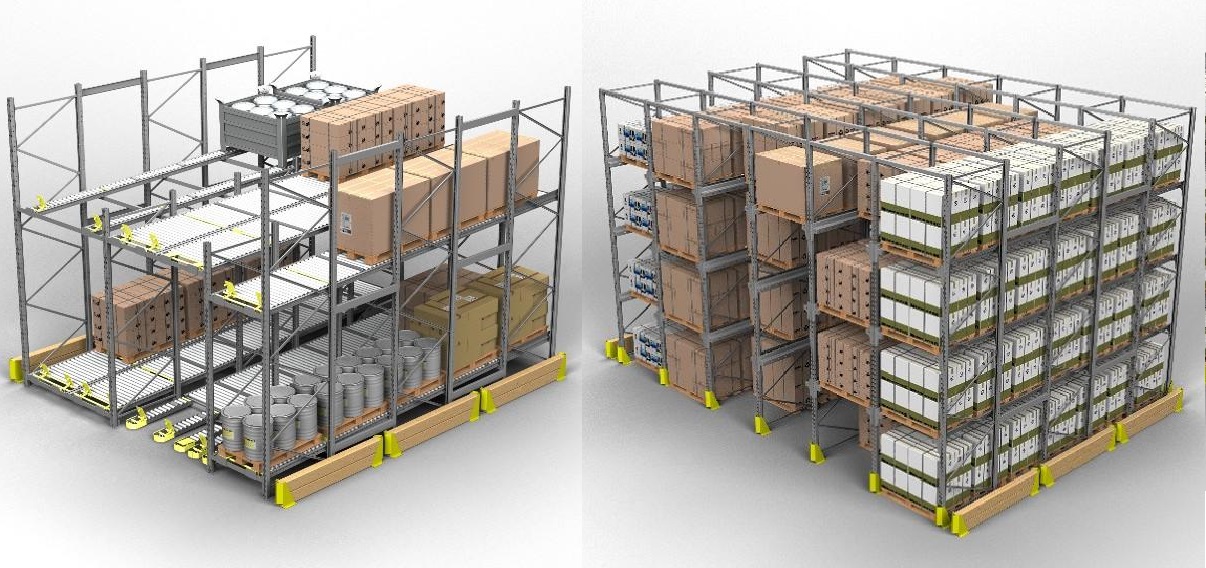 Palettiers et racks à palettes | Rayonnage lourd stockage industriel