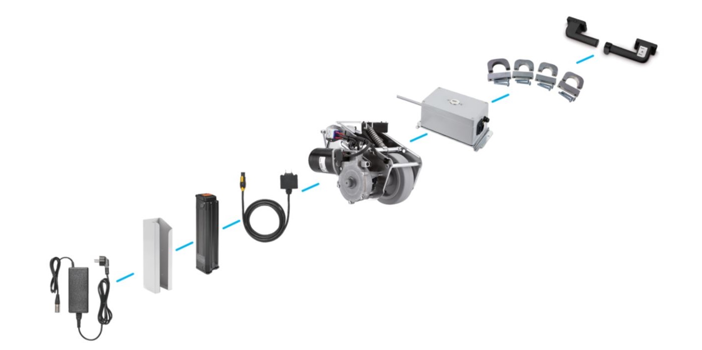 Roue motorisée relevable chariot industriel E DRIVE OPTIMA | Devis