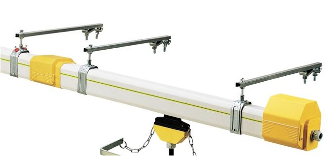 Rail conducteur électrique | ouvert | fermé industriel