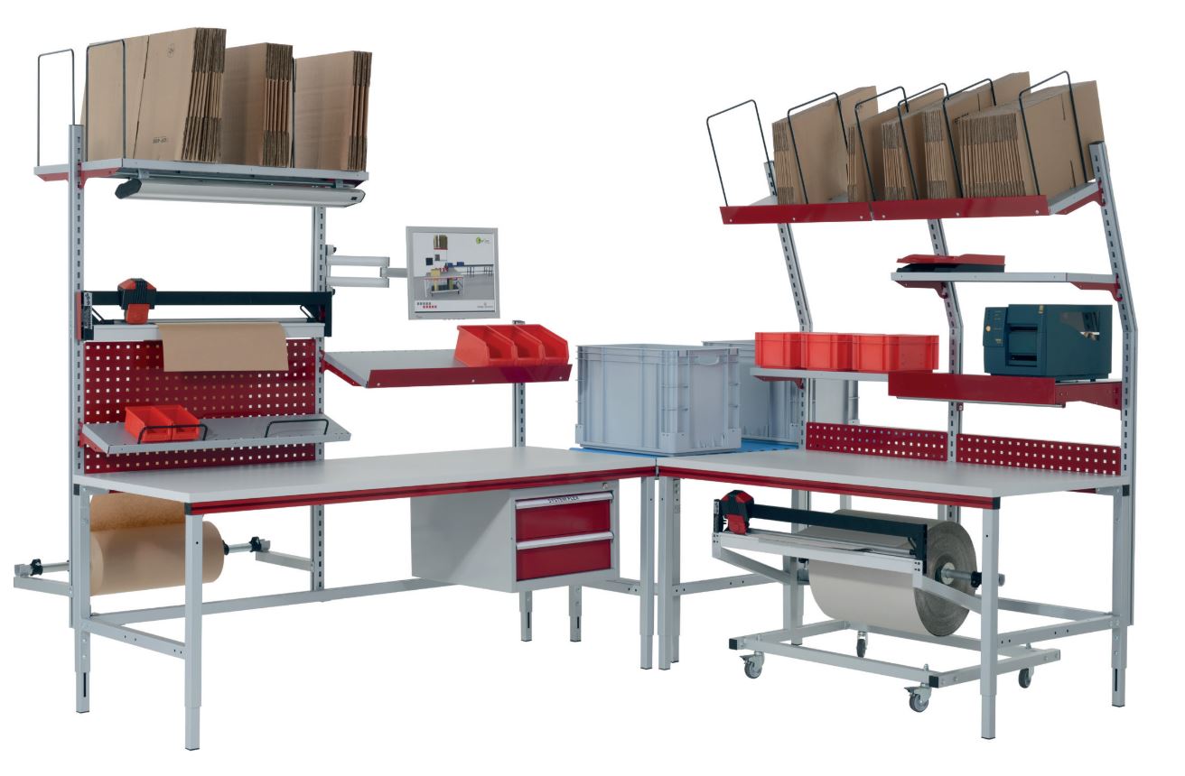 Table d'emballage | conditionnement | préparation de commande