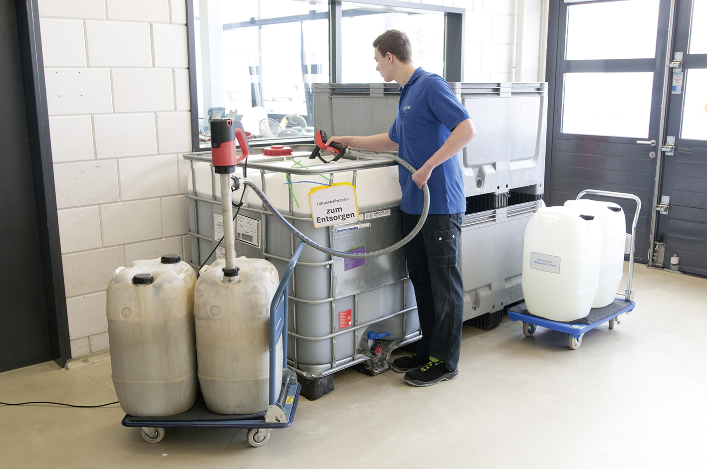 Pompe vide fût | Pompe vide conteneur | Pompe industrielle